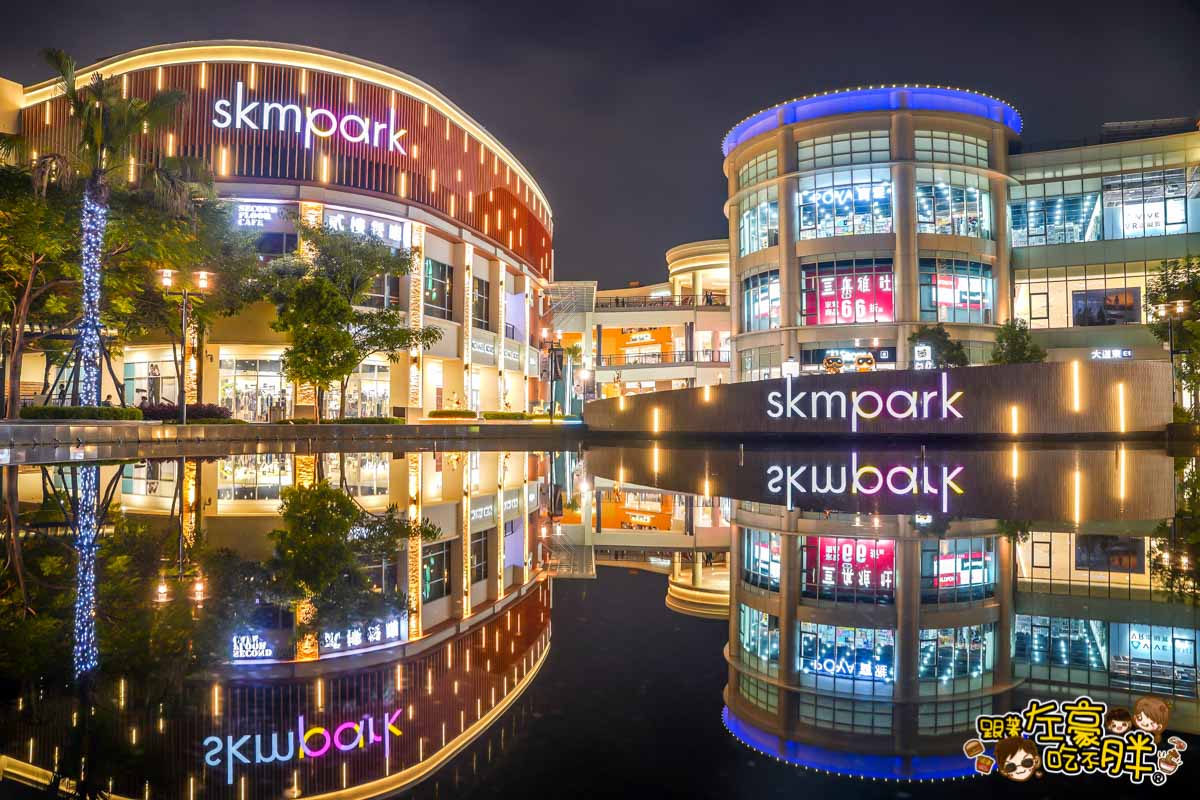 高雄聖誕節跨年景點SKM Park Outlets高雄草衙,下雪了,必拍夢幻雪花聖誕樹,6大精靈系打卡點，太仙了。 @跟著左豪吃不胖