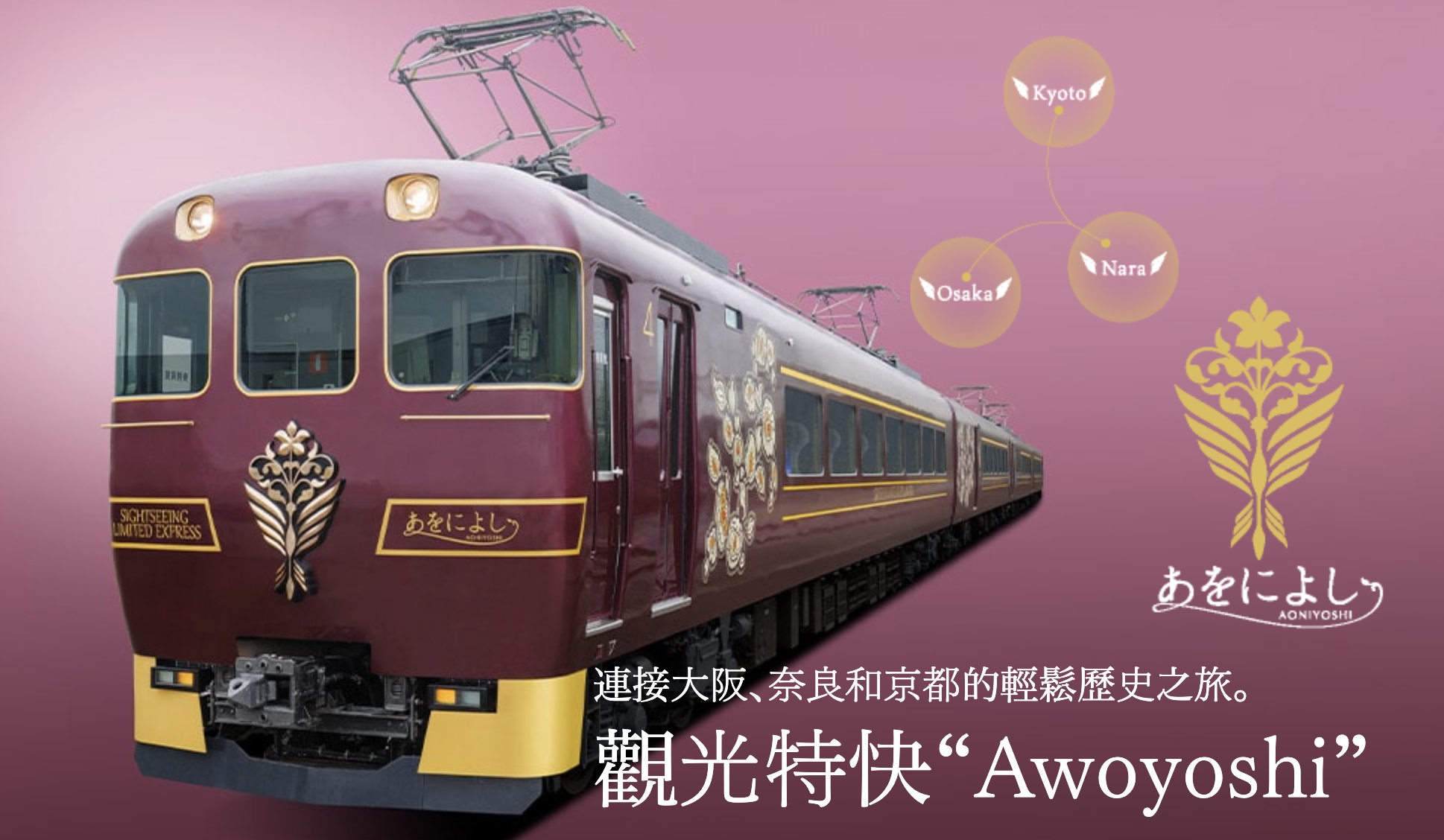 AONIYOSHI觀光列車,大阪京都奈良往返觀光火車,車票票價,訂票教學,時刻表,路線圖~最強教學！ @跟著左豪吃不胖
